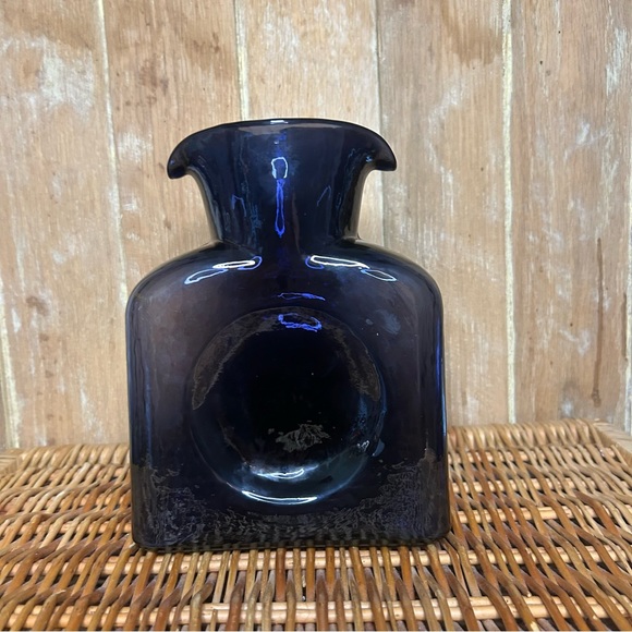 Blenko | Dining | Blenko Purple Double Spout Water Bottle Vase | Poshmark